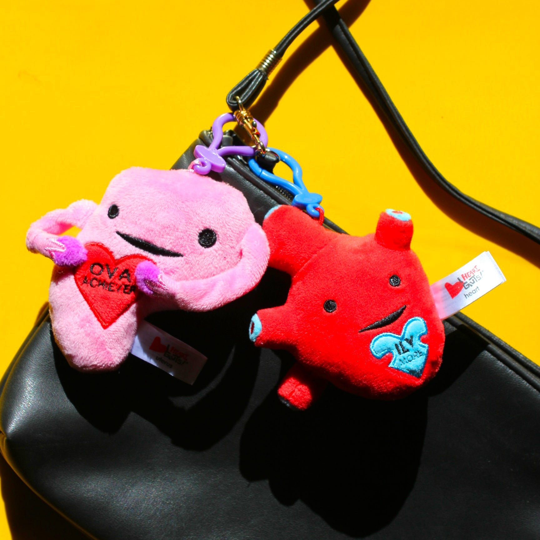 Mini Plush Bag Charms! | I Heart Guts Plush Organs