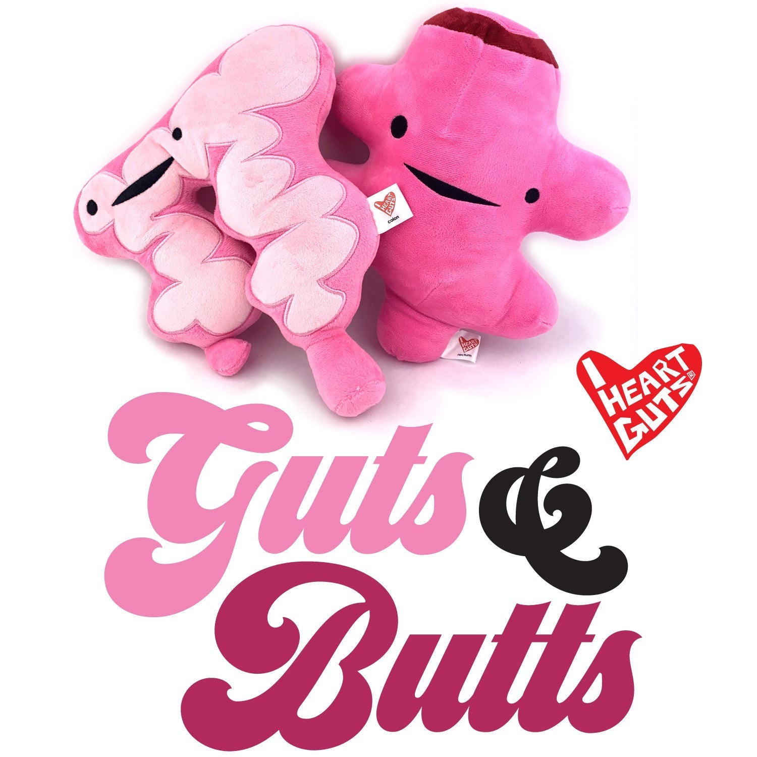 Butts & Pooping Gifts | I Heart Guts Plush Organs