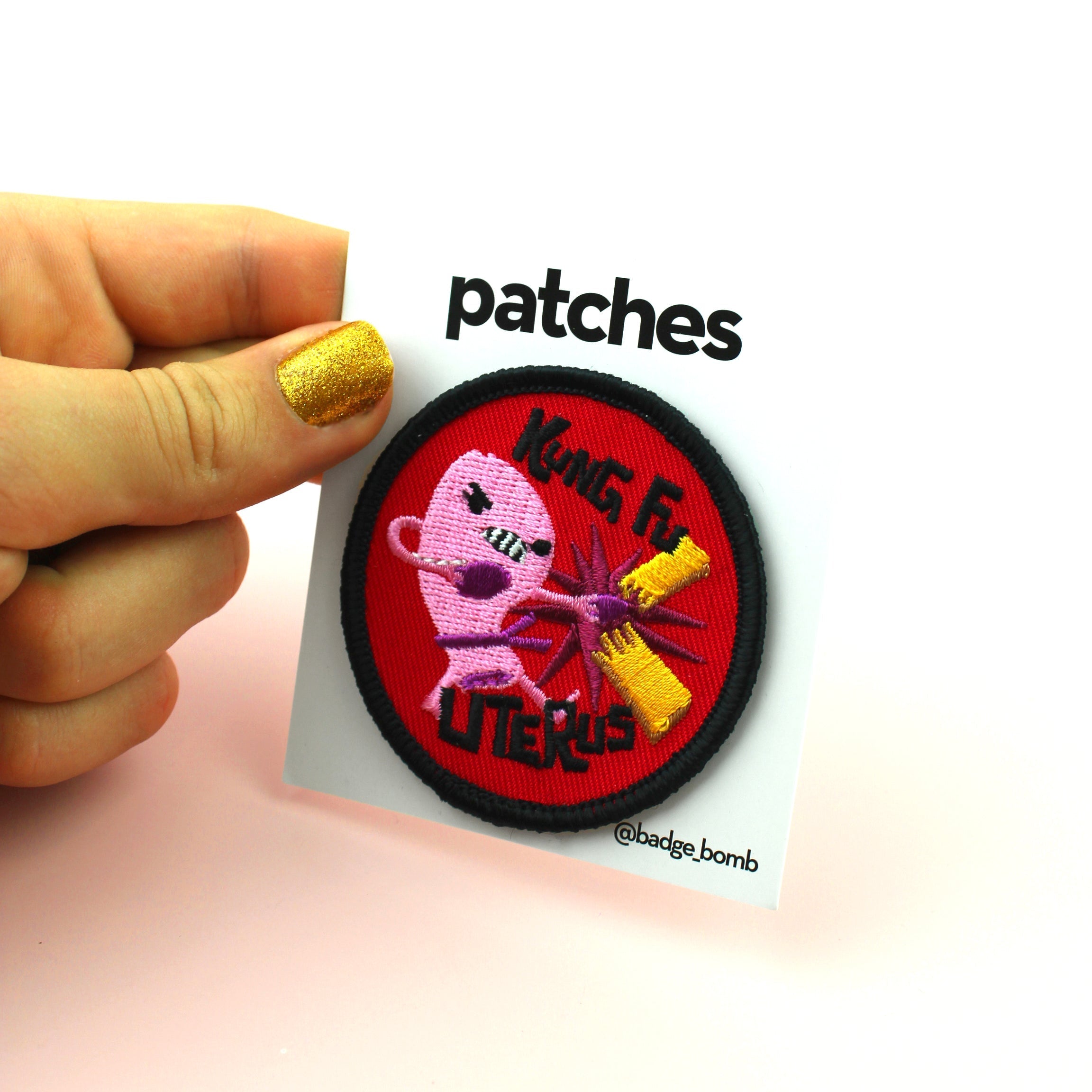 Uterus and Ovary Patches | I Heart Guts Plush Organs
