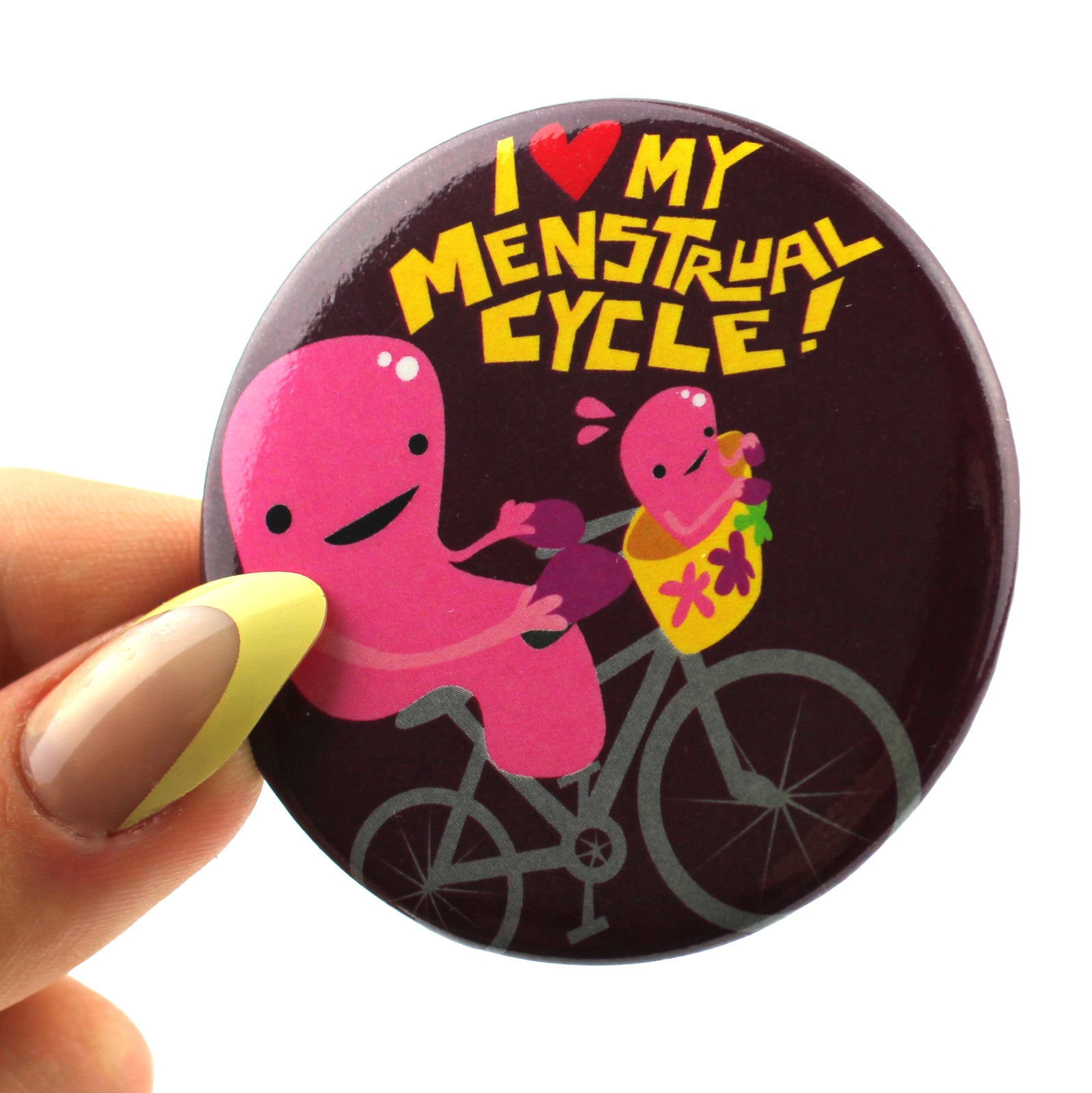 I Love My Menstrual Cycle Magnet | I Heart Guts Plush Organs
