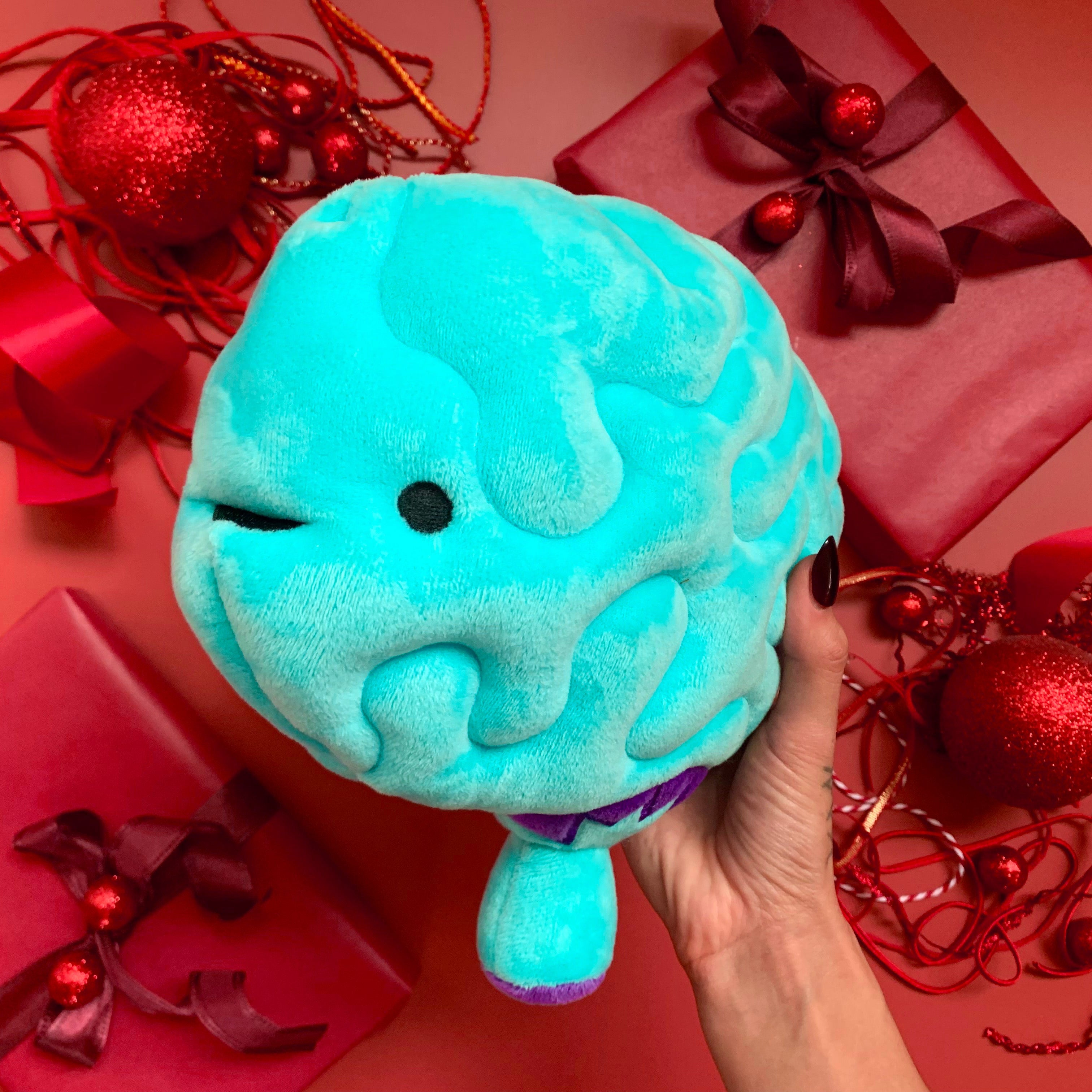 Brain Plushie - All You Need Is Lobe - Plush Organ Stuffed Toy Pillow ...