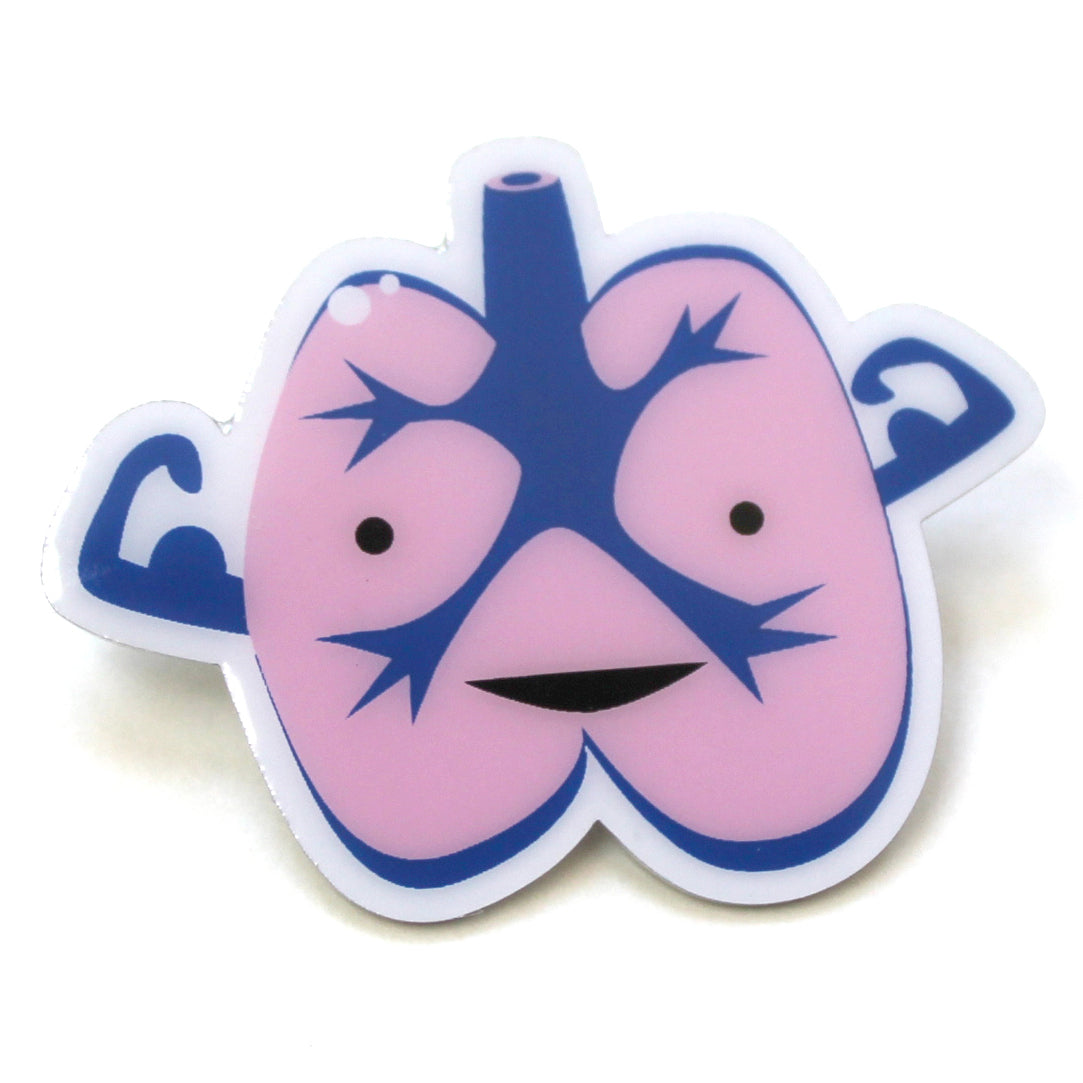 Lungs Lapel Pin | Cute Funny Lung Pin - Lung Surgery & Disease ...