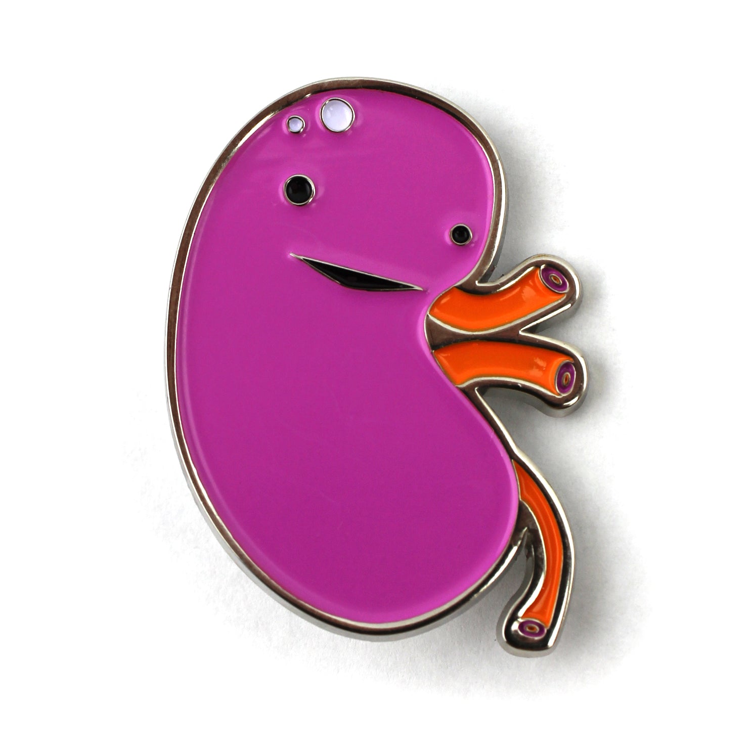 Kidney Enamel Lapel Pin - When Urine Love | I Heart Guts Plush Organs